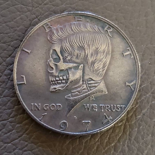 Morgan Skeleton Coin - Etsy