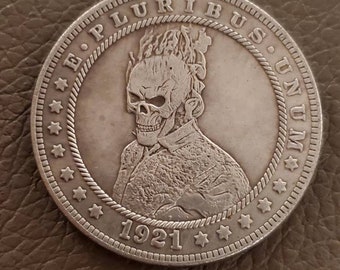 Ghost Rider Coin - Etsy