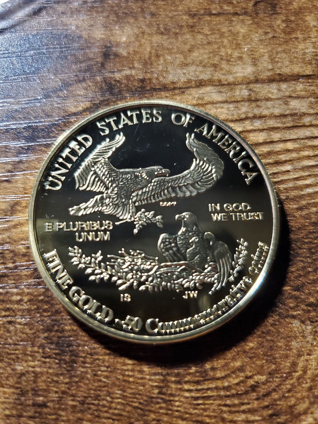 Flying Eagle, Gold Clad Commemorative Coin - Etsy