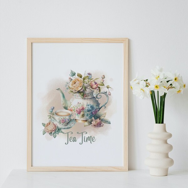 Tea Wall Art - Etsy