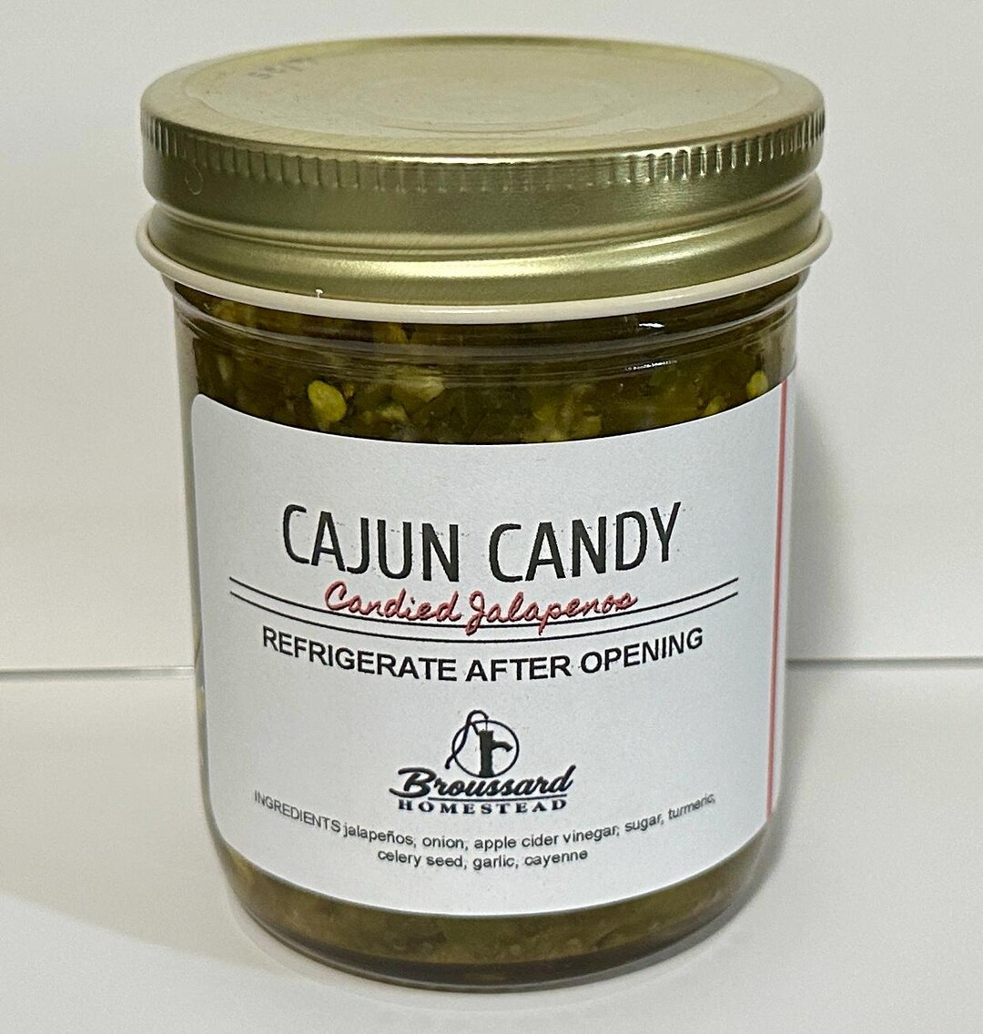 Cajun Candy - Candied Jalapeños - Sliced or Diced (2 Half Pints) - Etsy