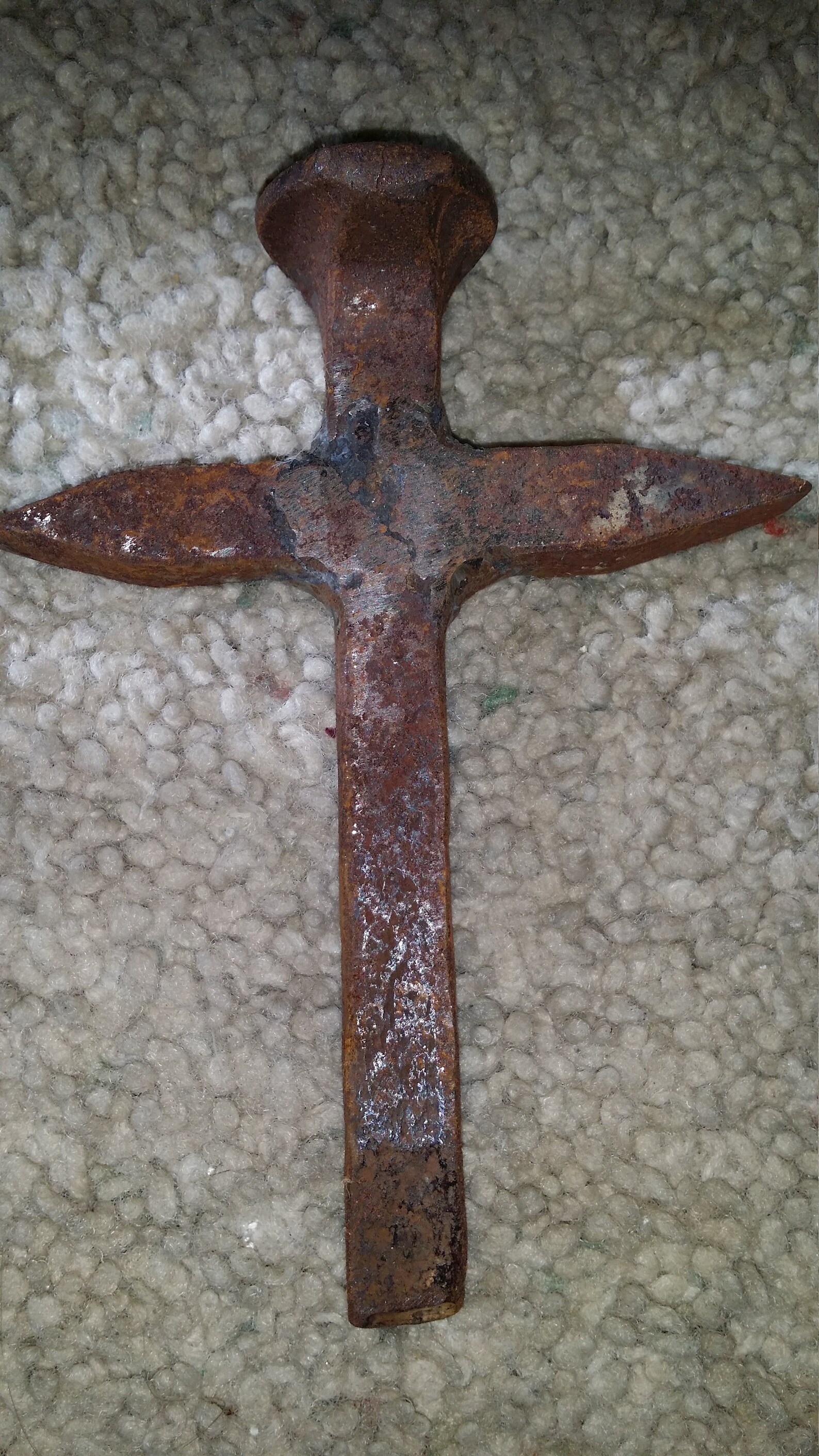 Rustic Railroad Spike Cross - Etsy