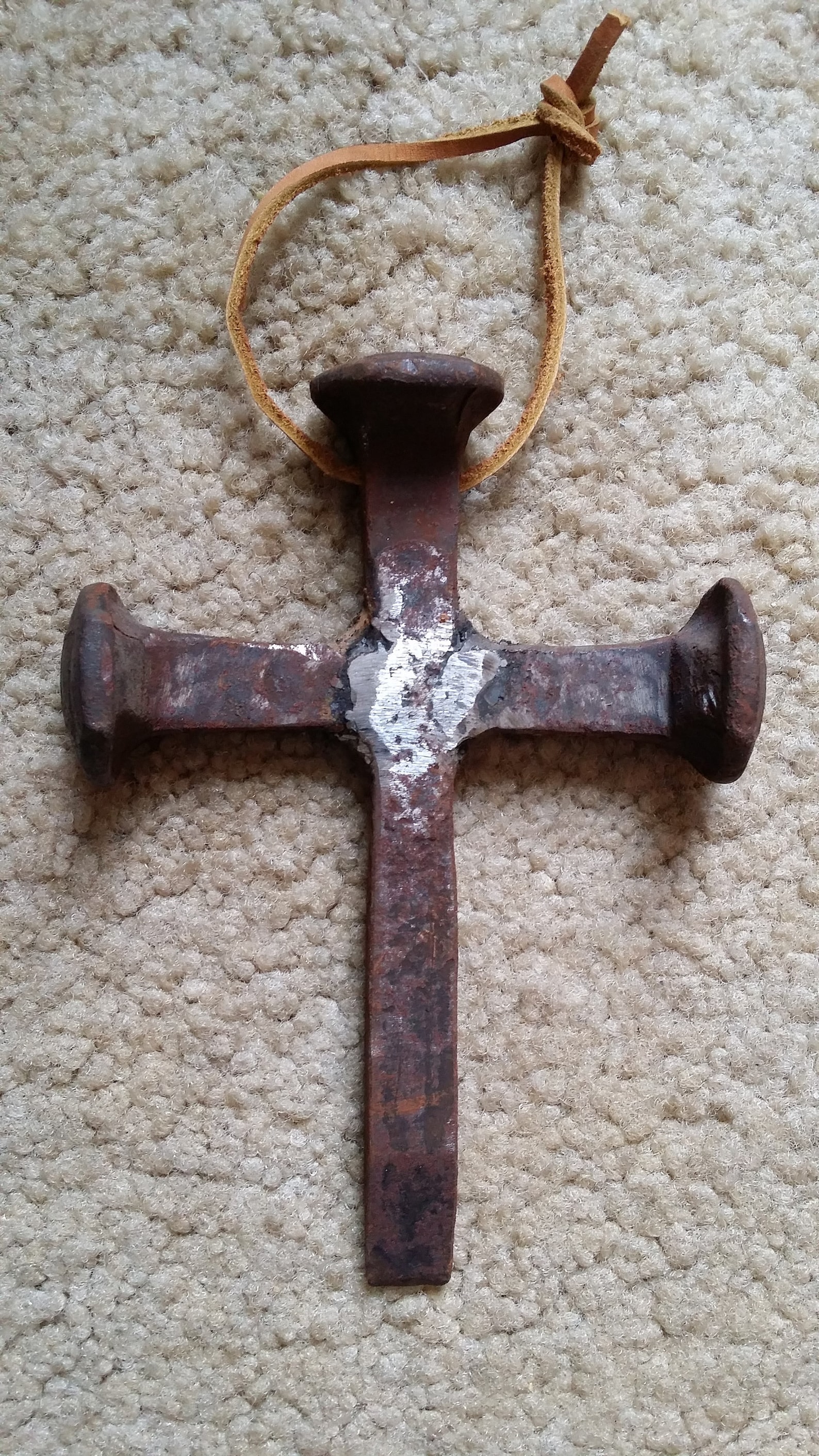 Rustic Railroad Spike Cross - Etsy