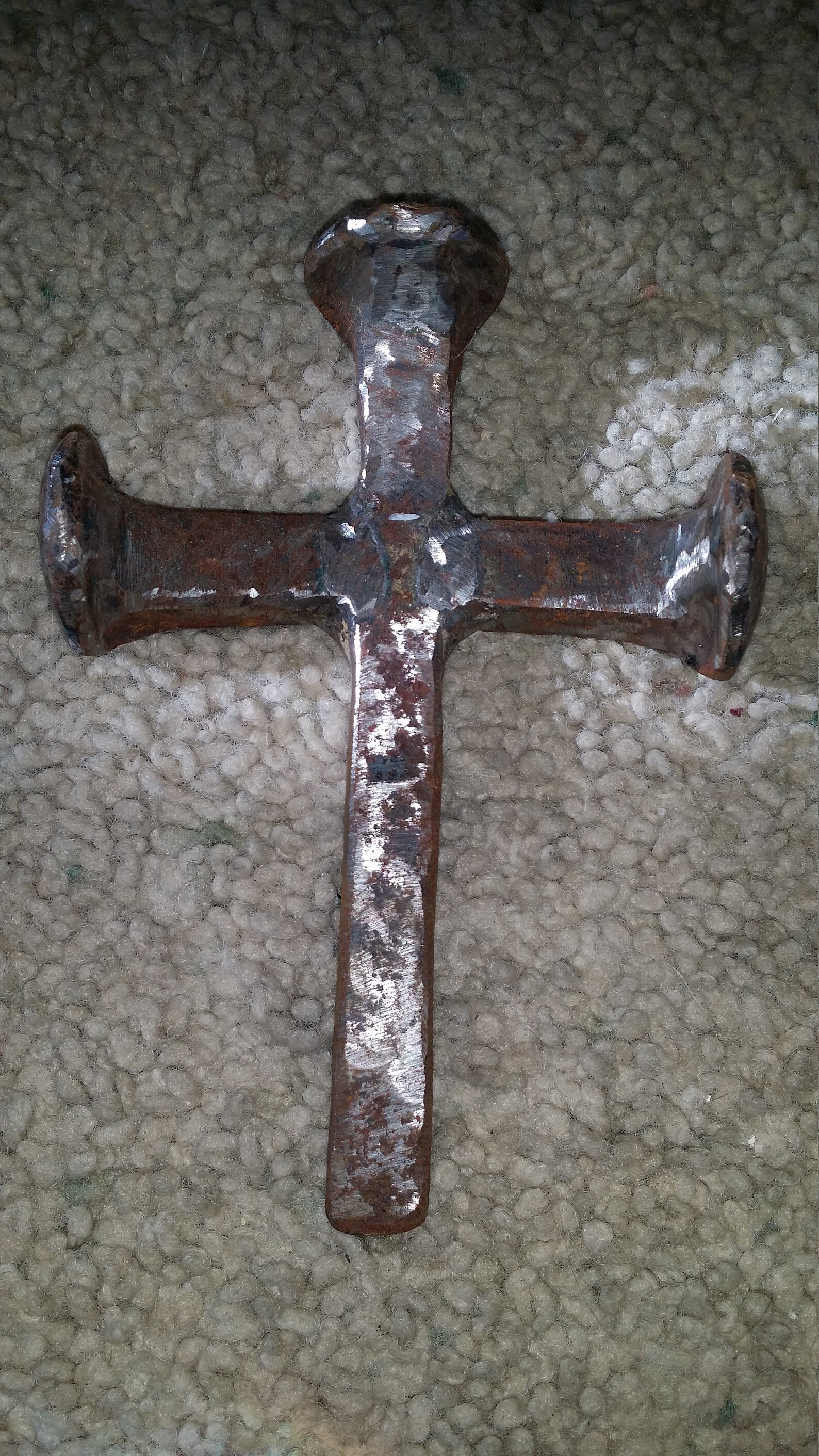 Rustic Railroad Spike Cross - Etsy