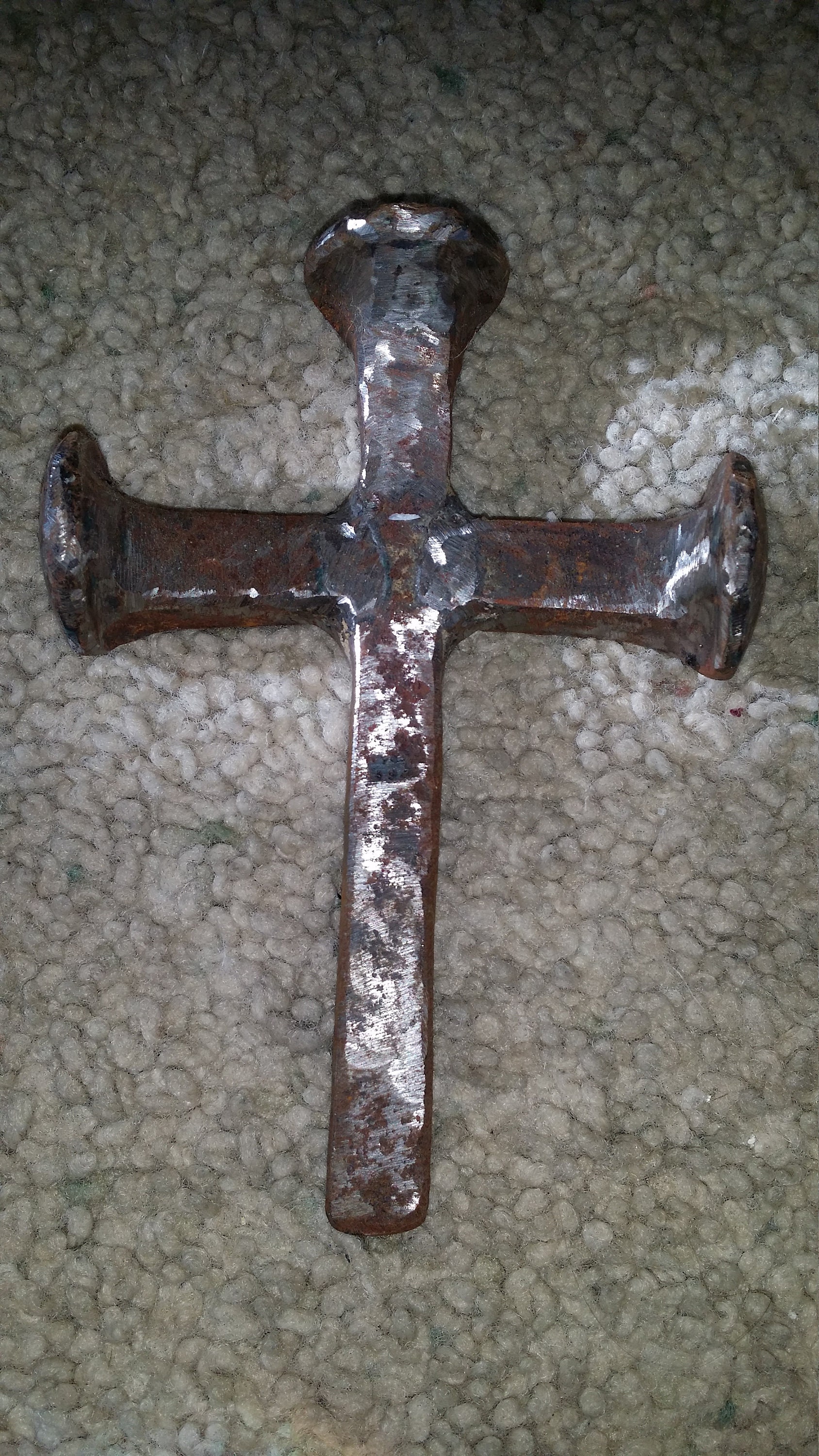 Rustic Railroad Spike Cross - Etsy