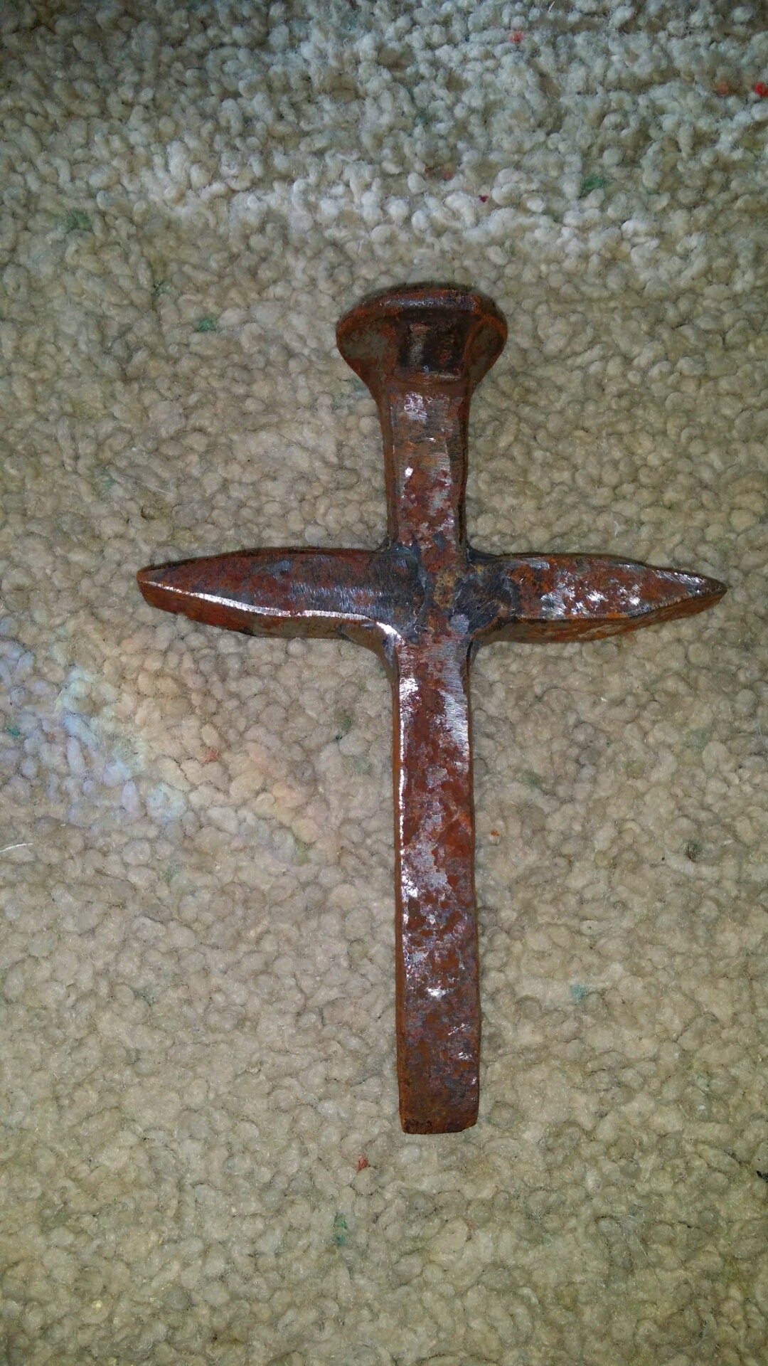 Rustic Railroad Spike Cross - Etsy