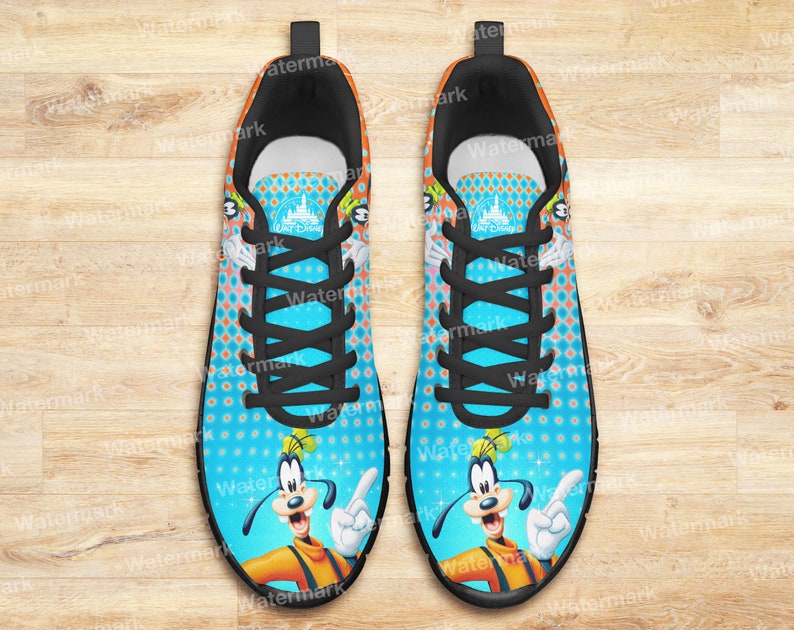 Goofy Shoes Mickey Mouse Sneakers Mickey Mouse Shoes Disney Etsy