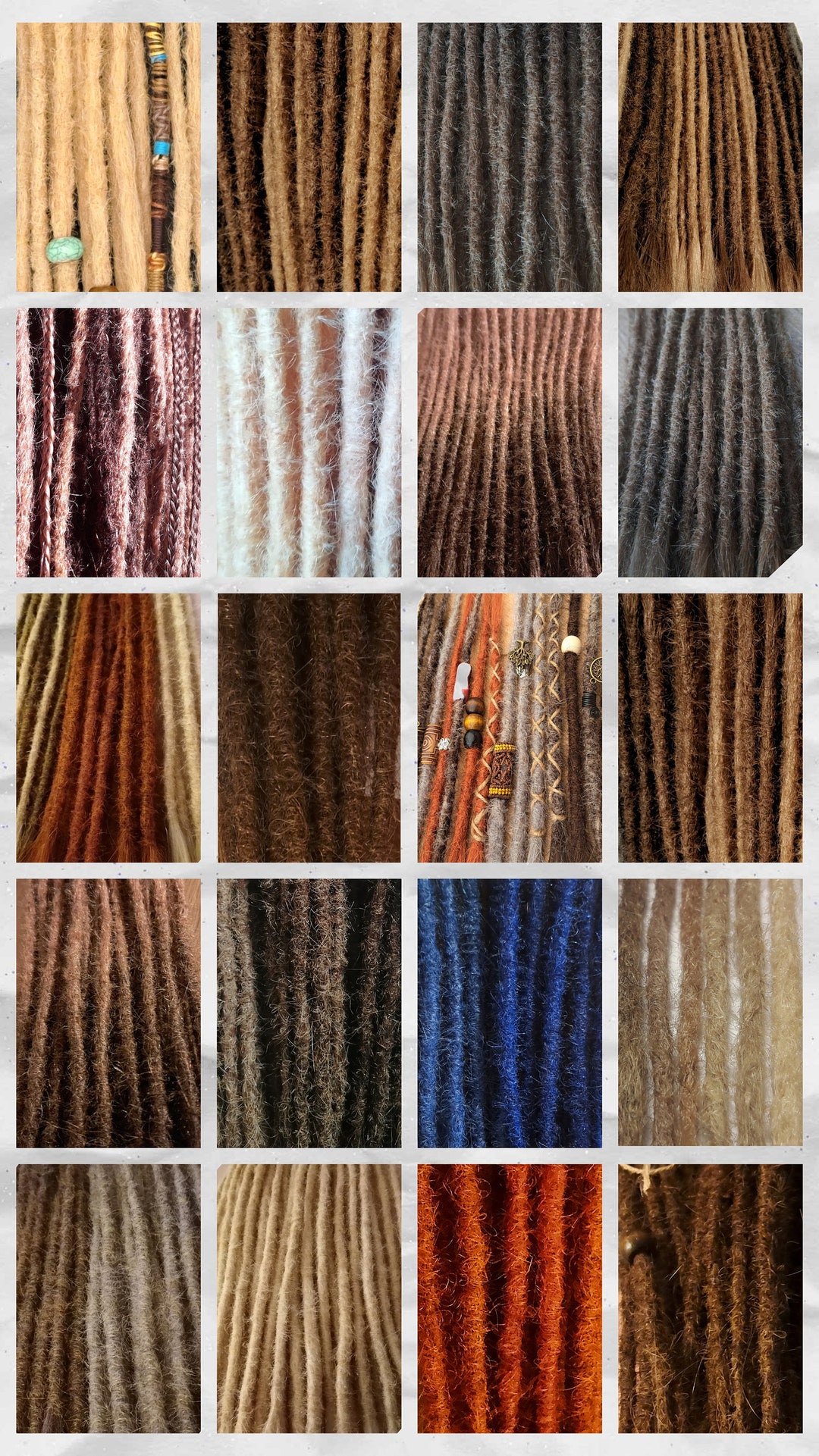 Real Hair Dreadlocks - Custom Color Matching! High-quality Dreadlock ...