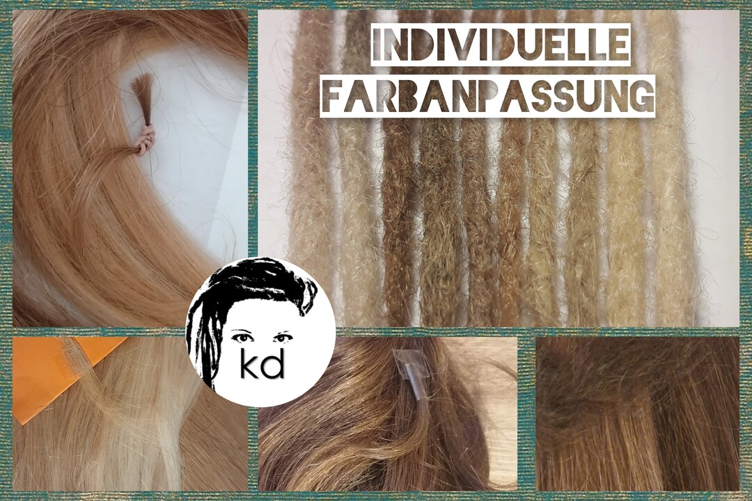 Real Hair Dreads Individual Color Adjustment High-quality ...