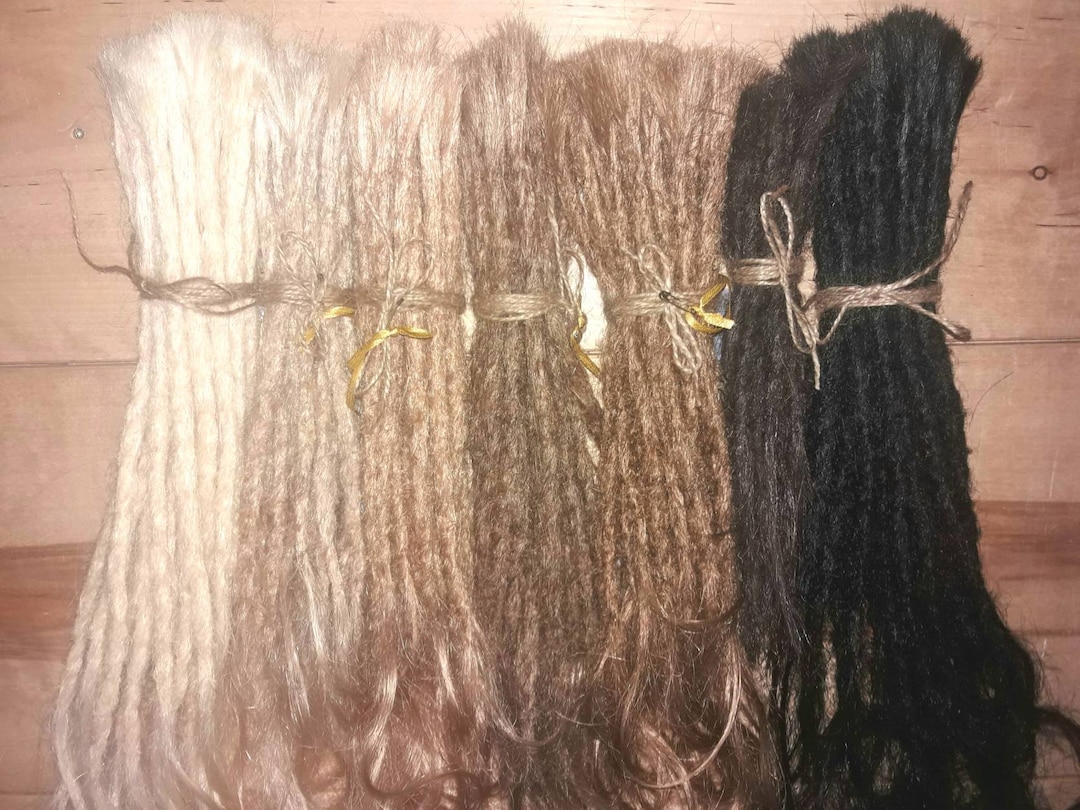 Extra-long, High-quality Real Human Hair Dreadlock Extensions - Unique ...