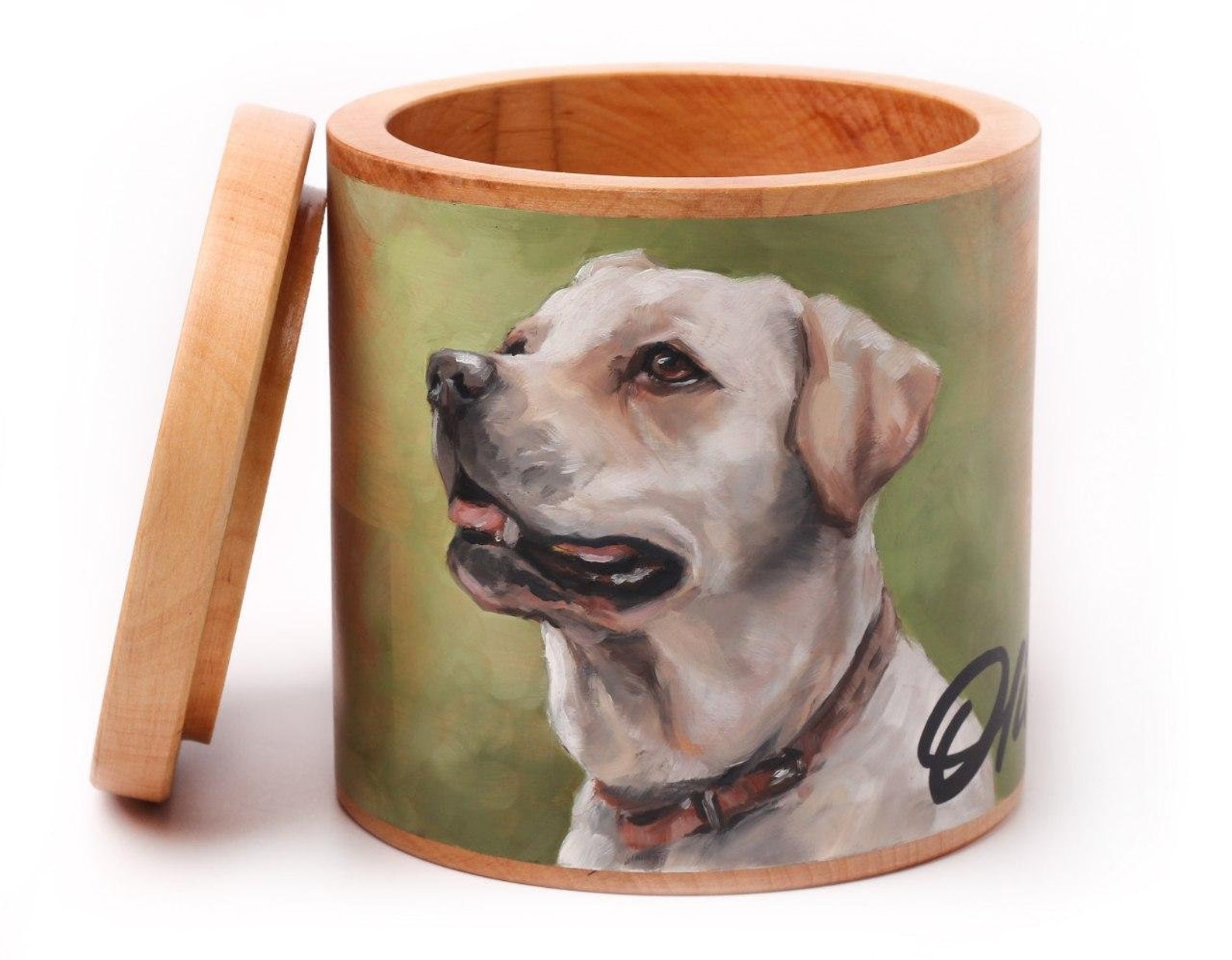 Golden retriever wooden urn Labrador retrievers pet urns for | Etsy