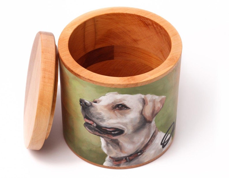 Golden Retriever Wooden Urn Labrador Retrievers Pet Urns for - Etsy