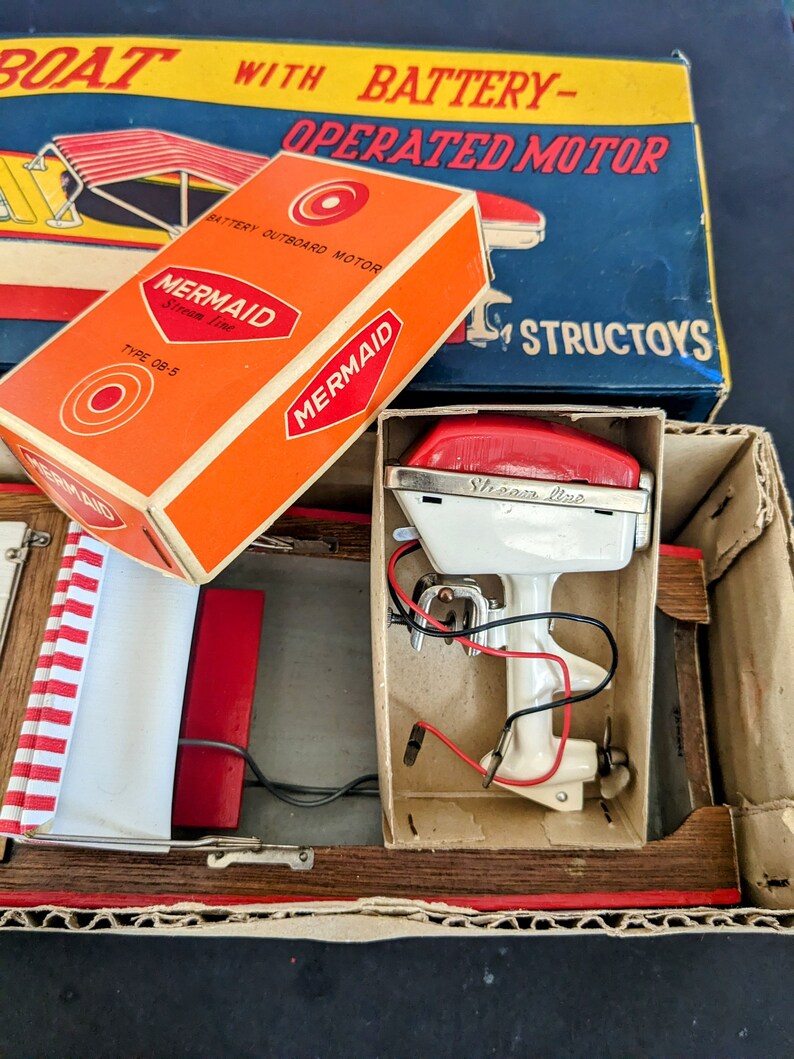 1960s Structo Speed Boat With Trailer Boxes & Instructions. - Etsy