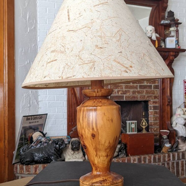 Rustic Wood Lamp - Etsy