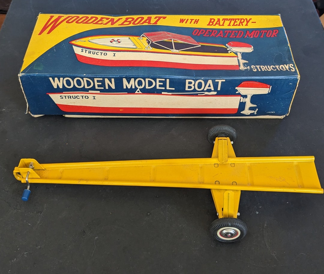 1960s Structo Speed Boat With Trailer, Boxes & Instructions. - Etsy