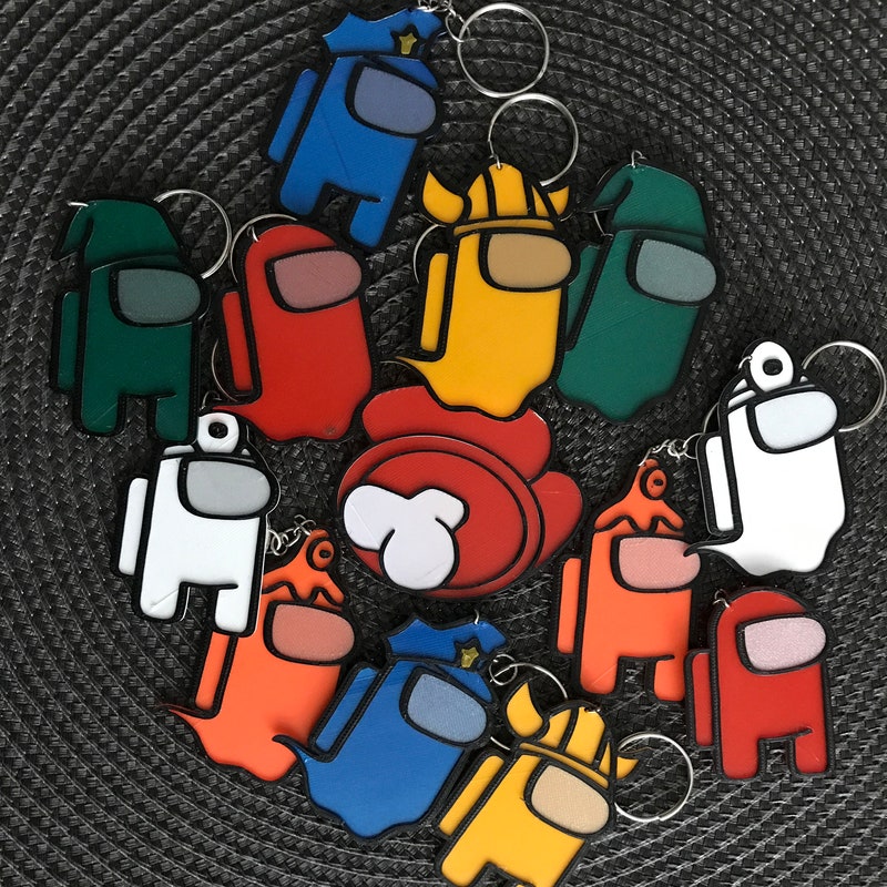 Among Us Keychain - Etsy