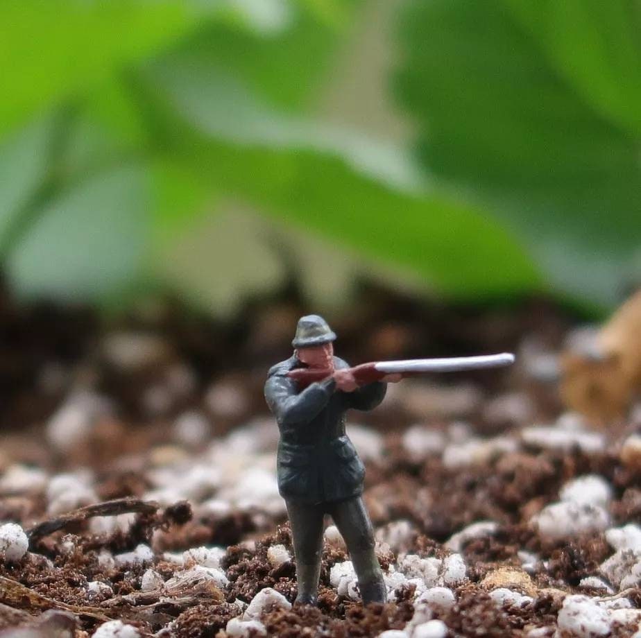 Hunters Jungle Hunting Scene Miniature Figure People Mini - Etsy Singapore