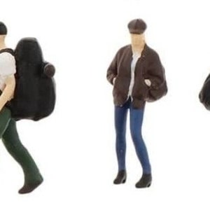 Backpacking Hiking Miniature People 1:64 Scale Mountain Climbing ...