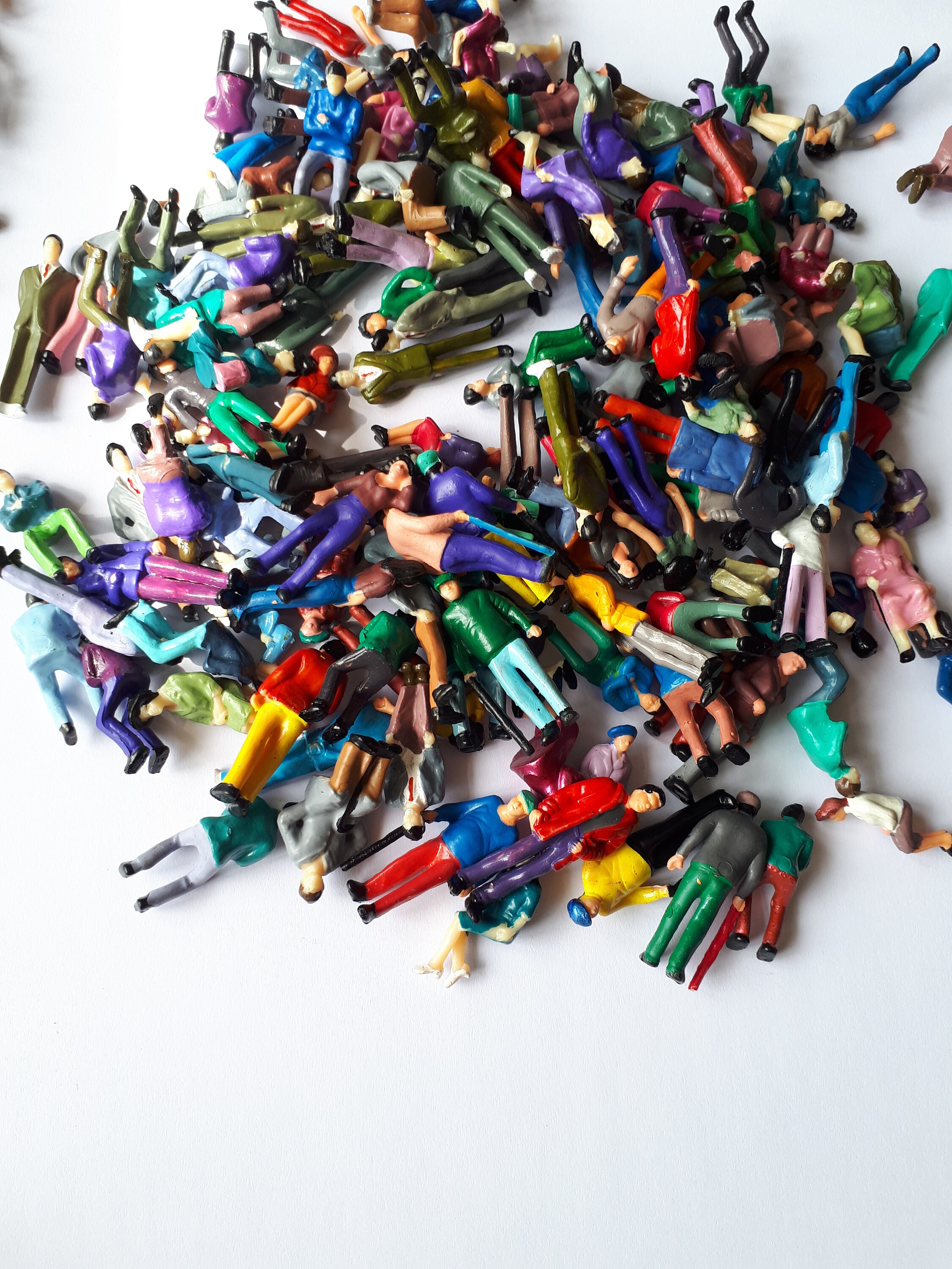 O Scale Model Figures: 35mm Miniature People for Diorama (2-50pc) - Etsy