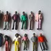African American Black 2-50pcs 1:48 35mm Figure Miniature People Mini ...