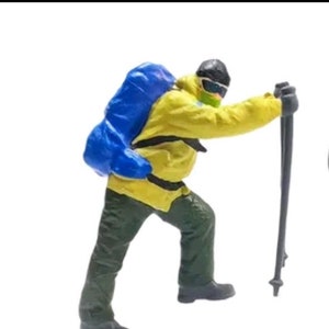 Mountain Ice Climbing 1:87 Miniature People Figure Scale Model Explorer ...