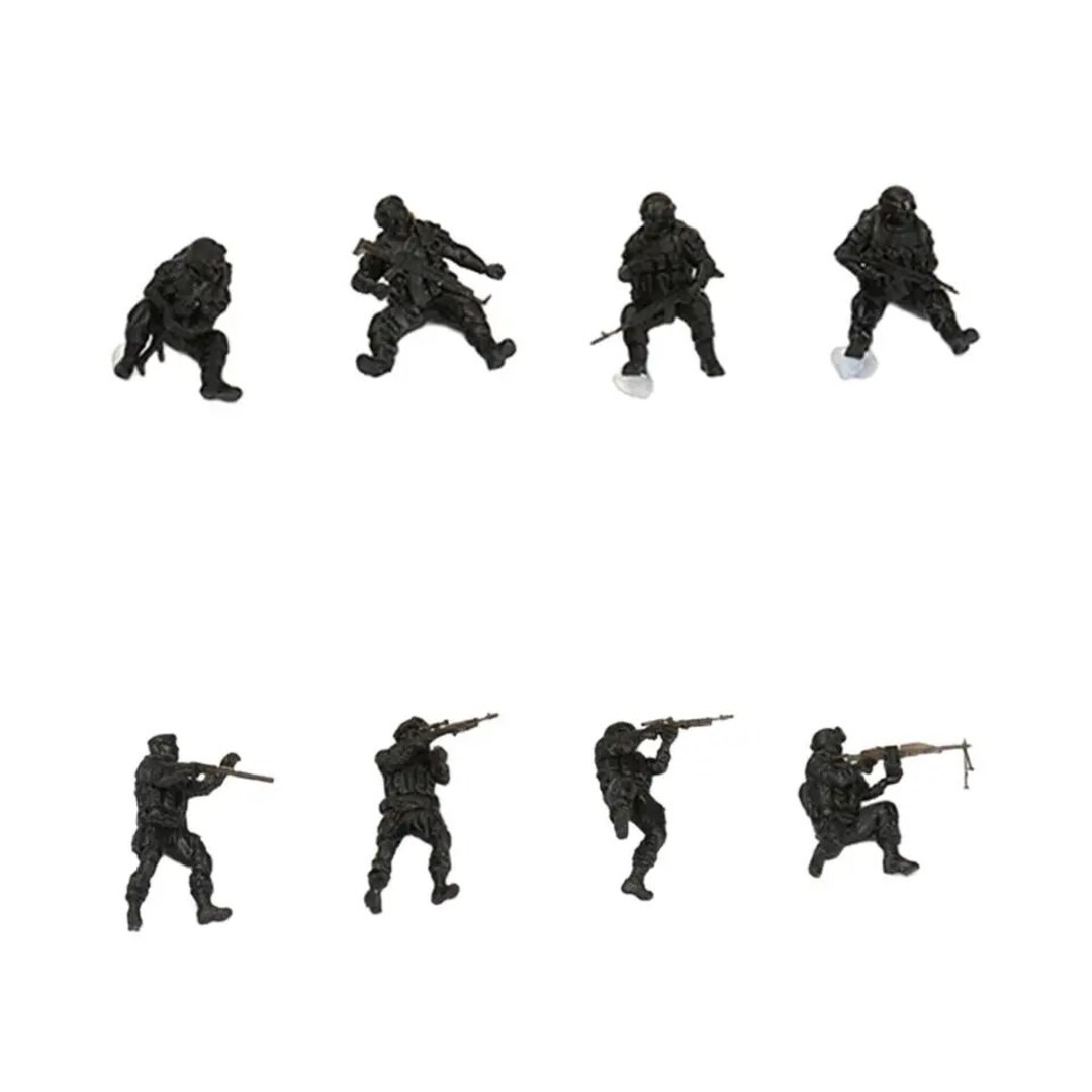 Miniature Commando Military 1:72 Scale Model Special Police Armed ...