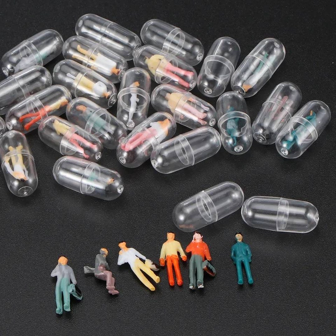 Miniature People Figures: 2cm HO Scale Diorama Model - 10-60pcs - Etsy