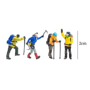 Mountain Ice Climbing 1:87 Miniature People Figure Scale Model Explorer ...