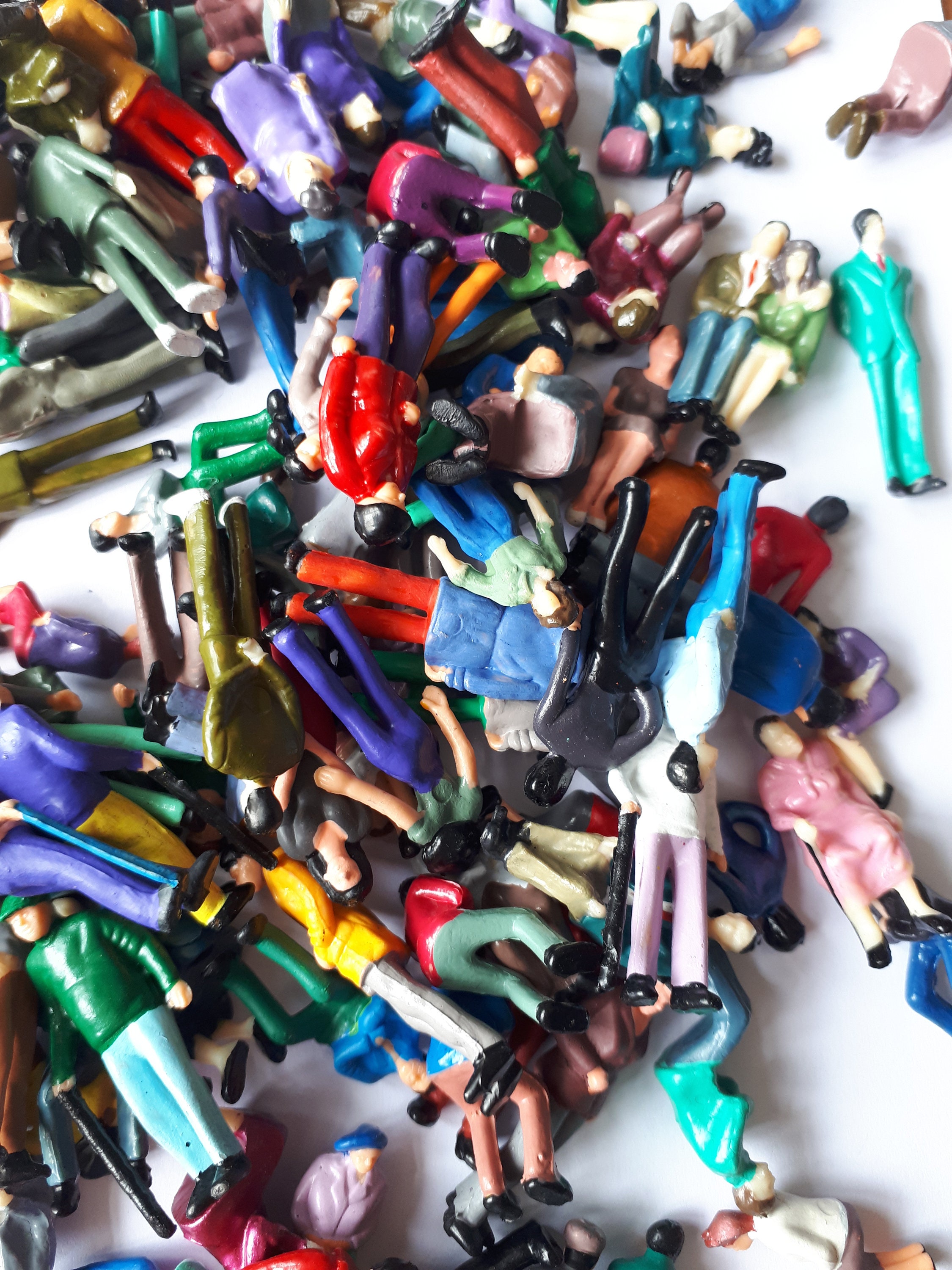 O Scale Model Figures: 35mm Miniature People for Diorama (2-50pc) - Etsy
