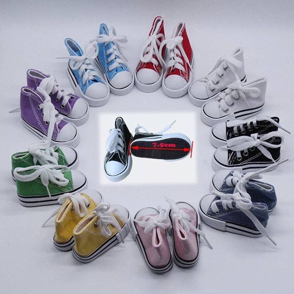 Dolls SHOES Sneakers 7.5cm Trainers Made for 1:3 Scale 16 Inch - Etsy