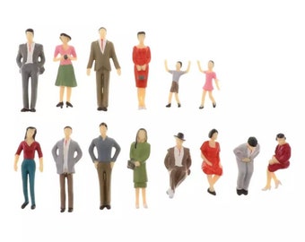 5pcs TINY CAPSULE PEOPLE Miniature Plastic Figures Diorama - Etsy