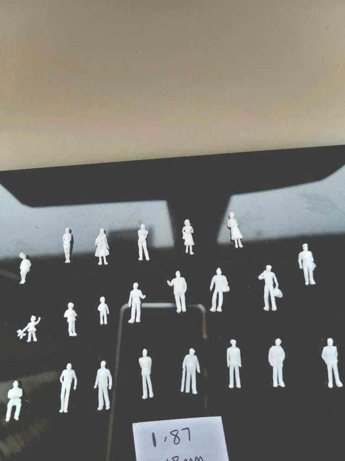 Blank People Miniature 1:100 18mm Scale Model 10-100pc Unpainted ...