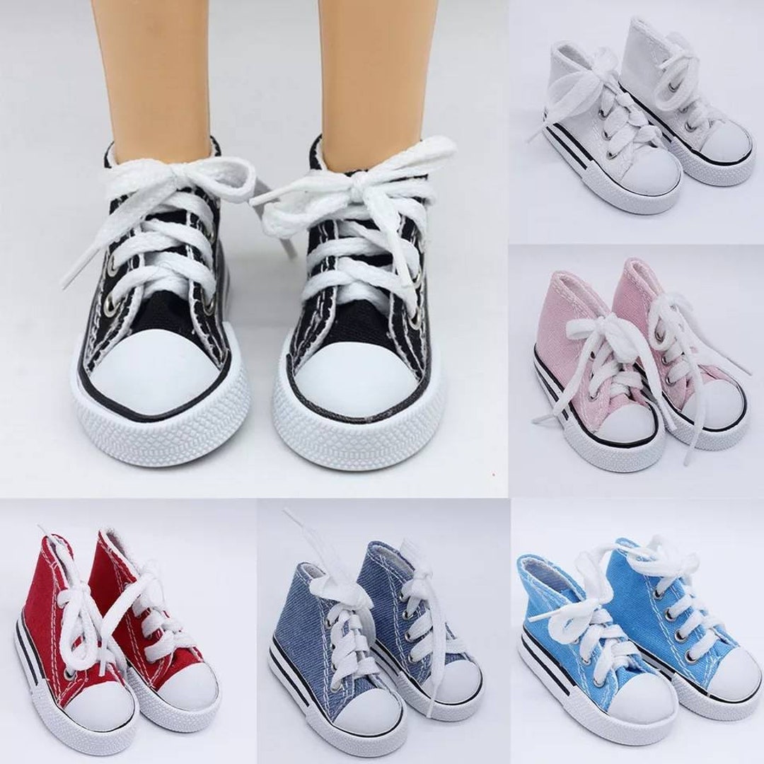 Dolls SHOES Sneakers 7.5cm Trainers Made for 1:3 Scale 16 Inch DOLLS ...