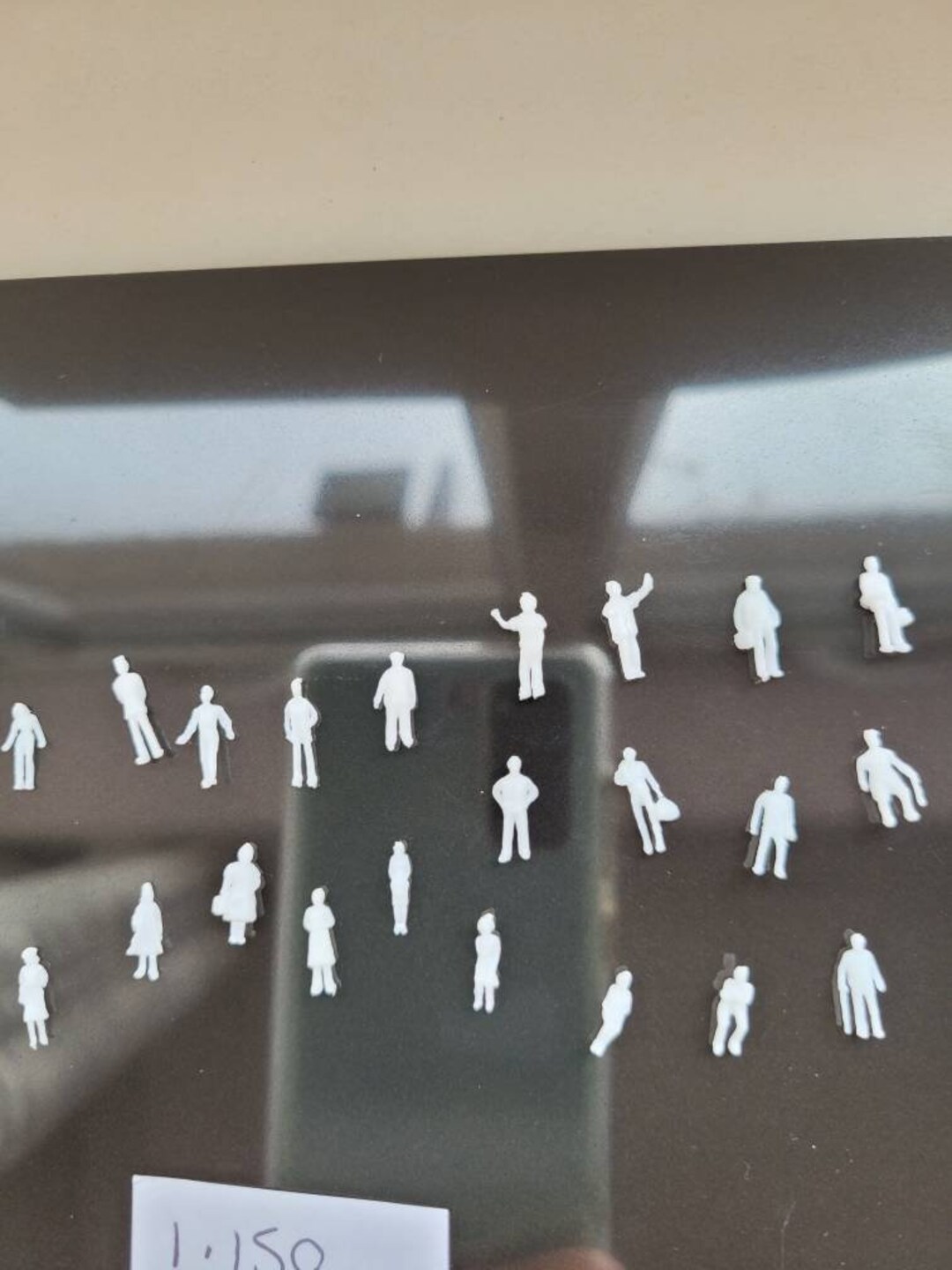 Blank People Miniature 1:150 13mm Scale Model 10-100pc Unpainted ...