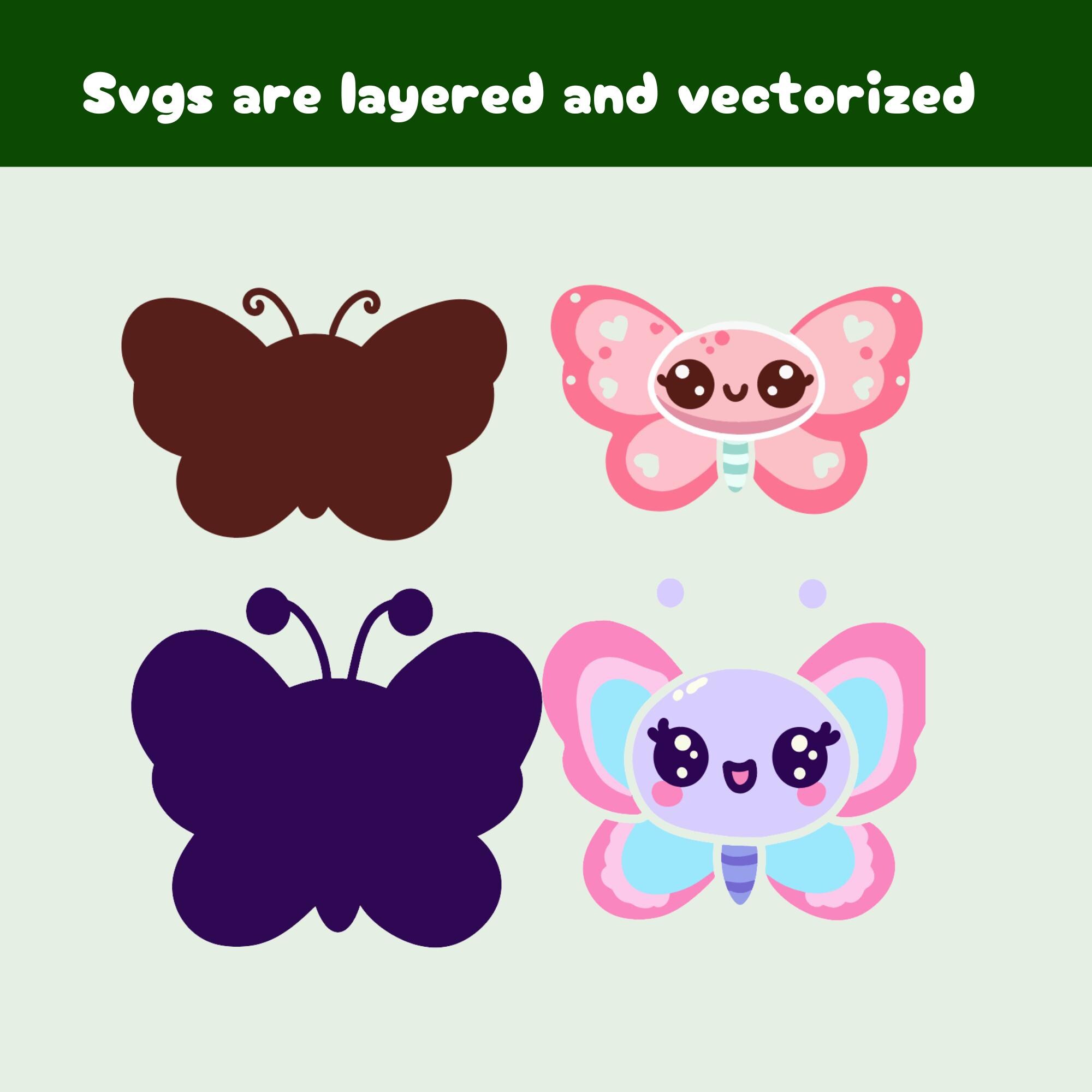Butterfly Cute Svg Bundle Butterfly Cute Png Bundle Butterfly Clipart ...