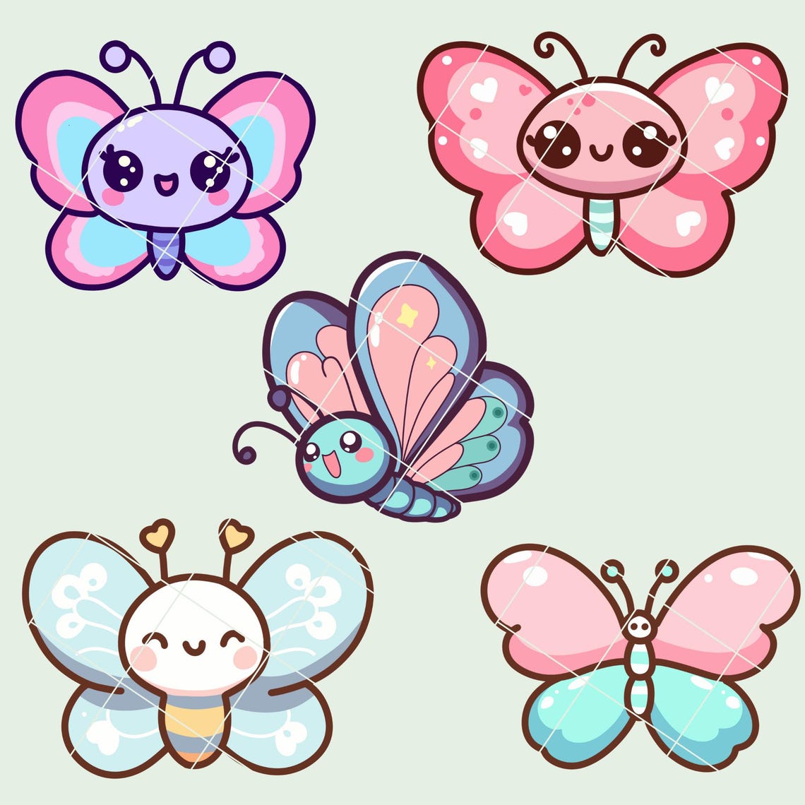 Butterfly Cute Svg Bundle Butterfly Cute Png Bundle Butterfly Clipart ...