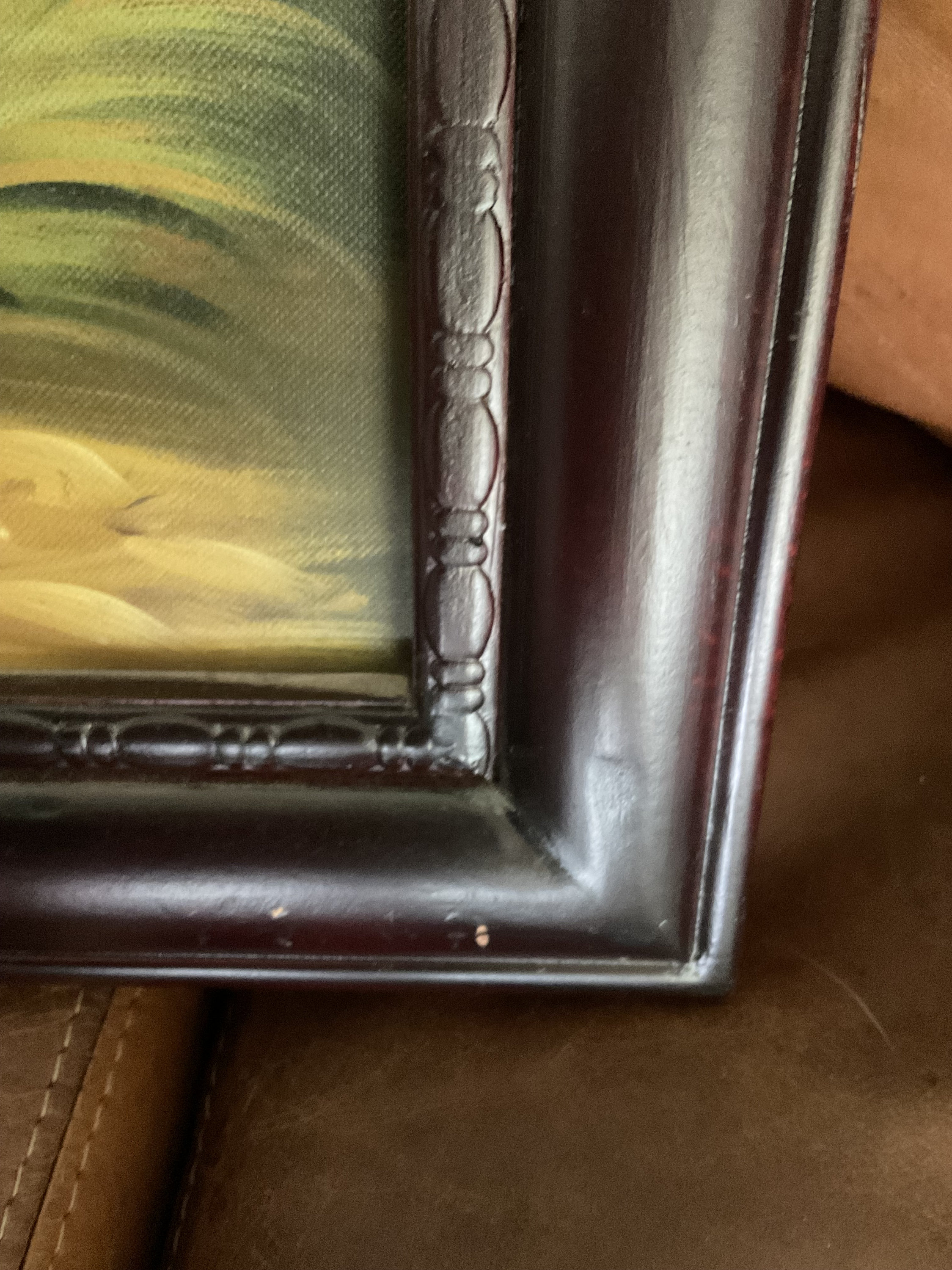 Rustic , Vintage Oil Paintings , Colorful Rooster and Chickens With ...