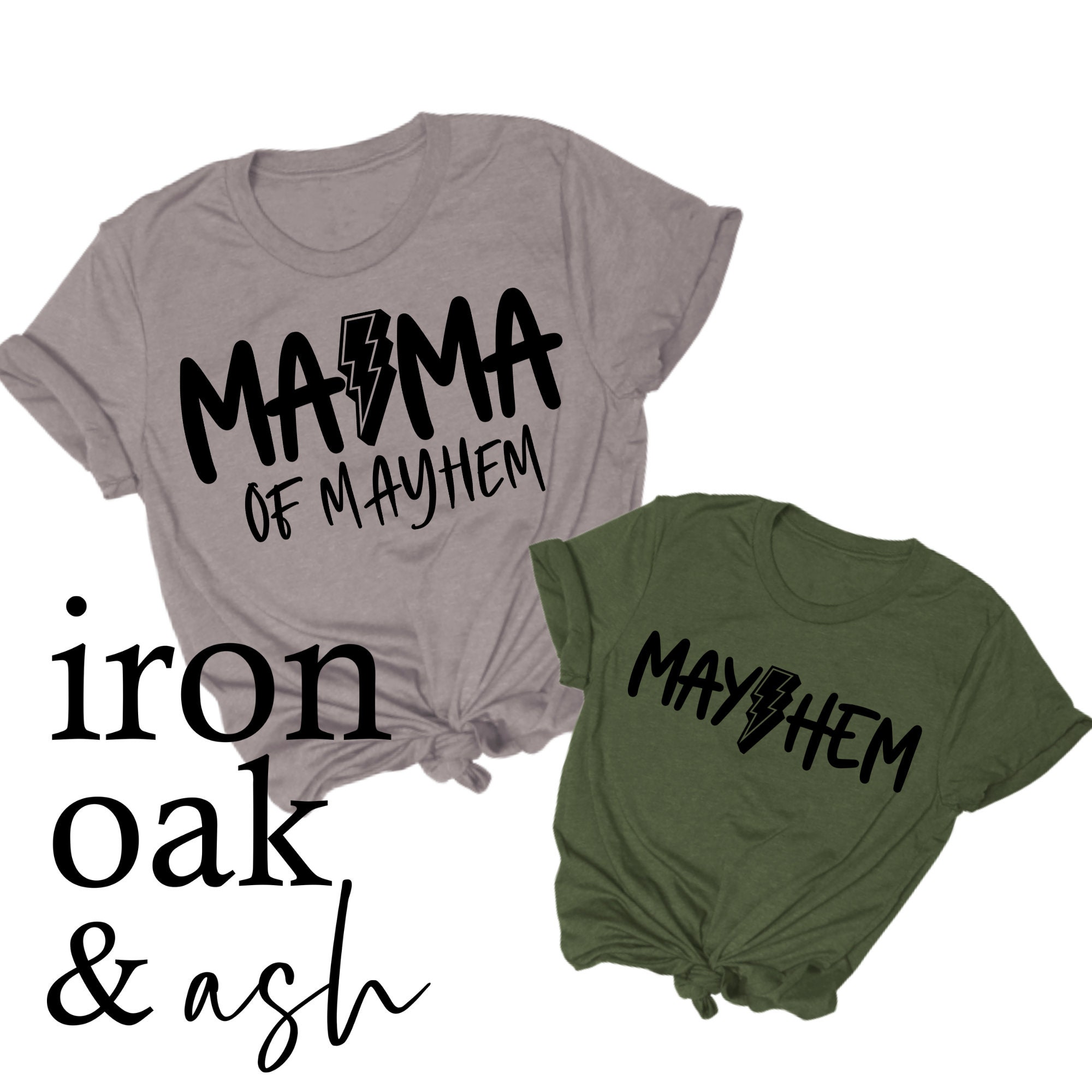 Mama of Mayhem PNG SVG Bundle Mommy & Me Designs Mama of - Etsy