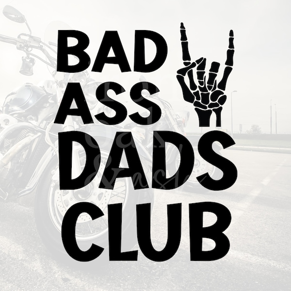 Badass Dad Svg - Etsy