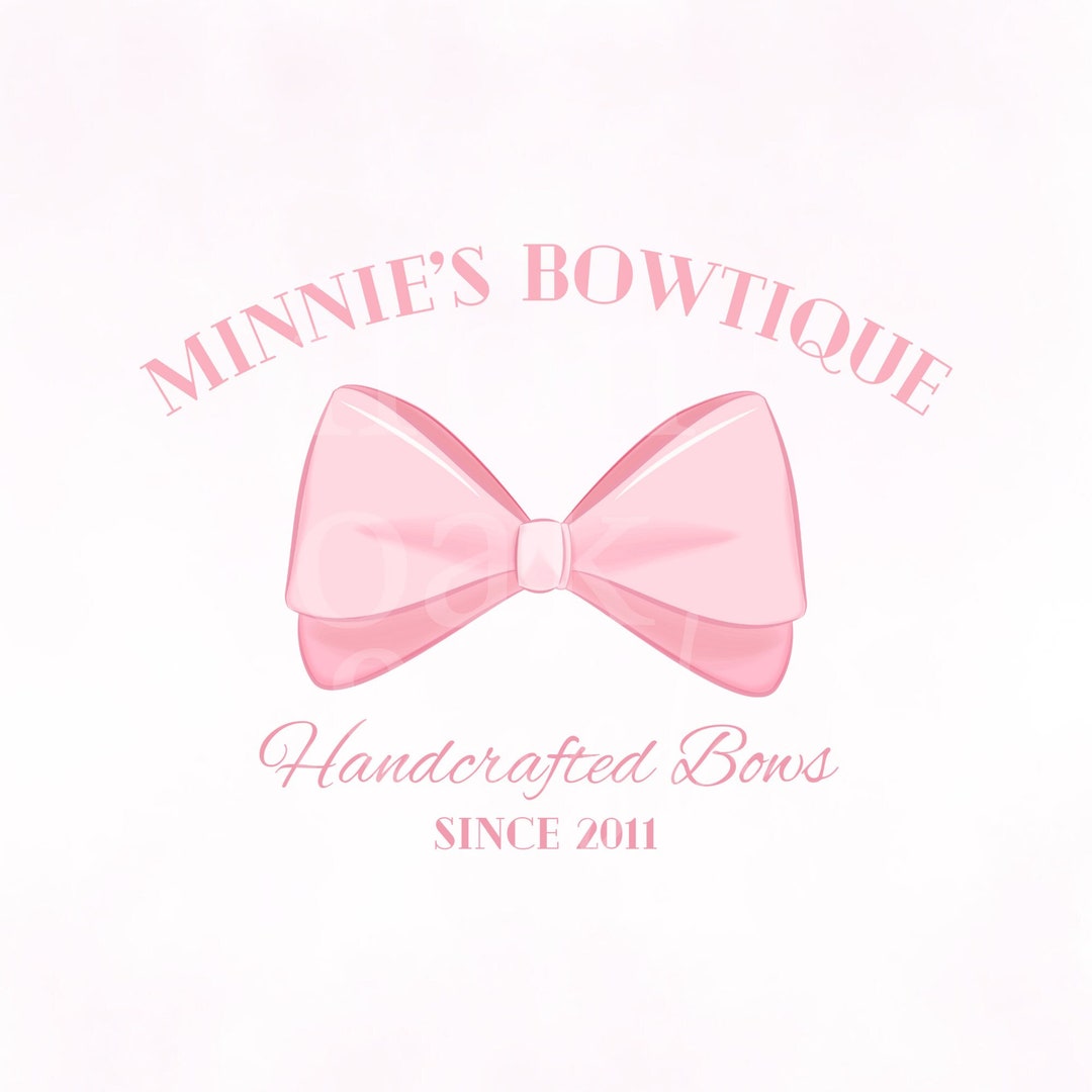 Minnie's Bowtique PNG, Coquette Mouse Bow Design (digital Download) - Etsy