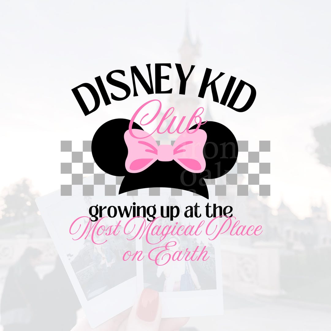 Girly Park Kid PNG, Magic Mouse Design (digital Download) - Etsy