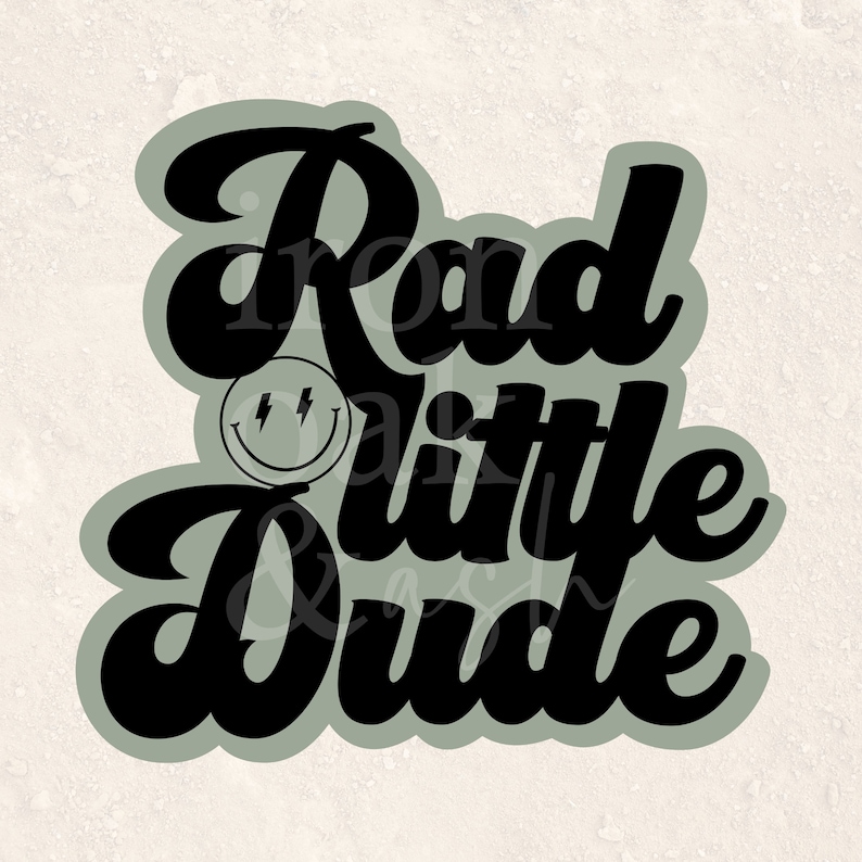 Rad Little Dude Green PNG, Rad Dude Designs, Cool Kids, Little Dude ...