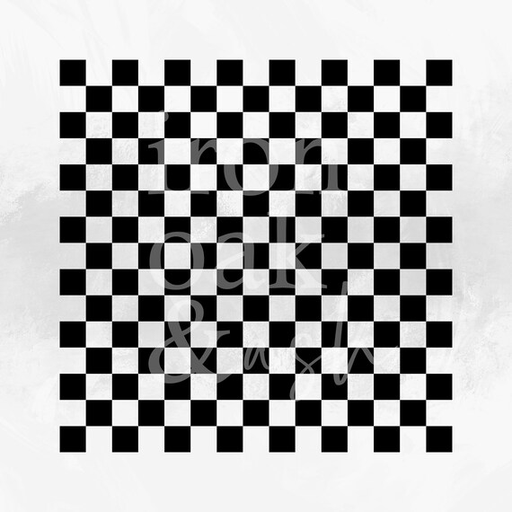 Checker Board SVG Checkered Svg Trendy Checkerboard Backer - Etsy