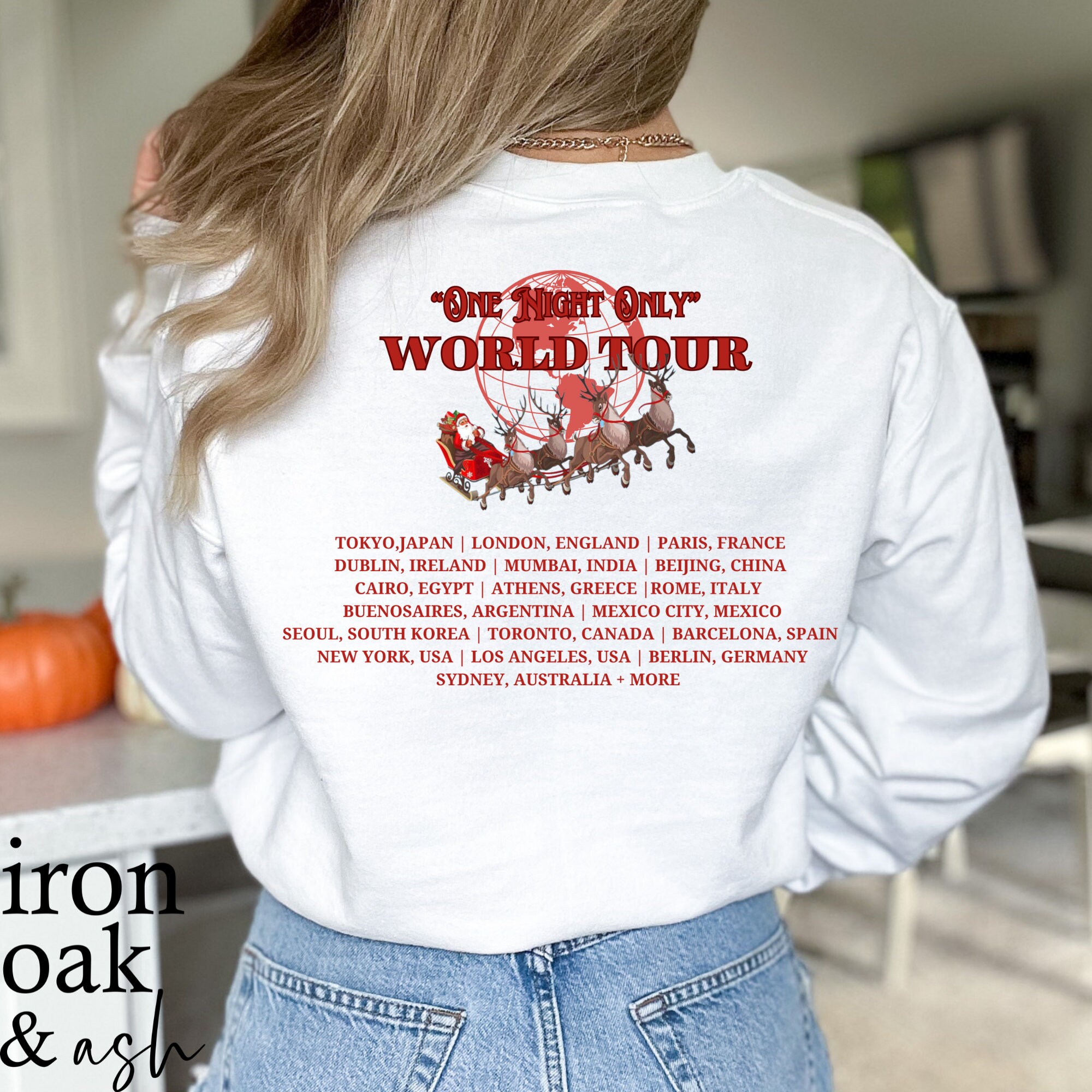 Santa Claus World Tour PNG, Christmas Png, Christmas Shirt Design ...