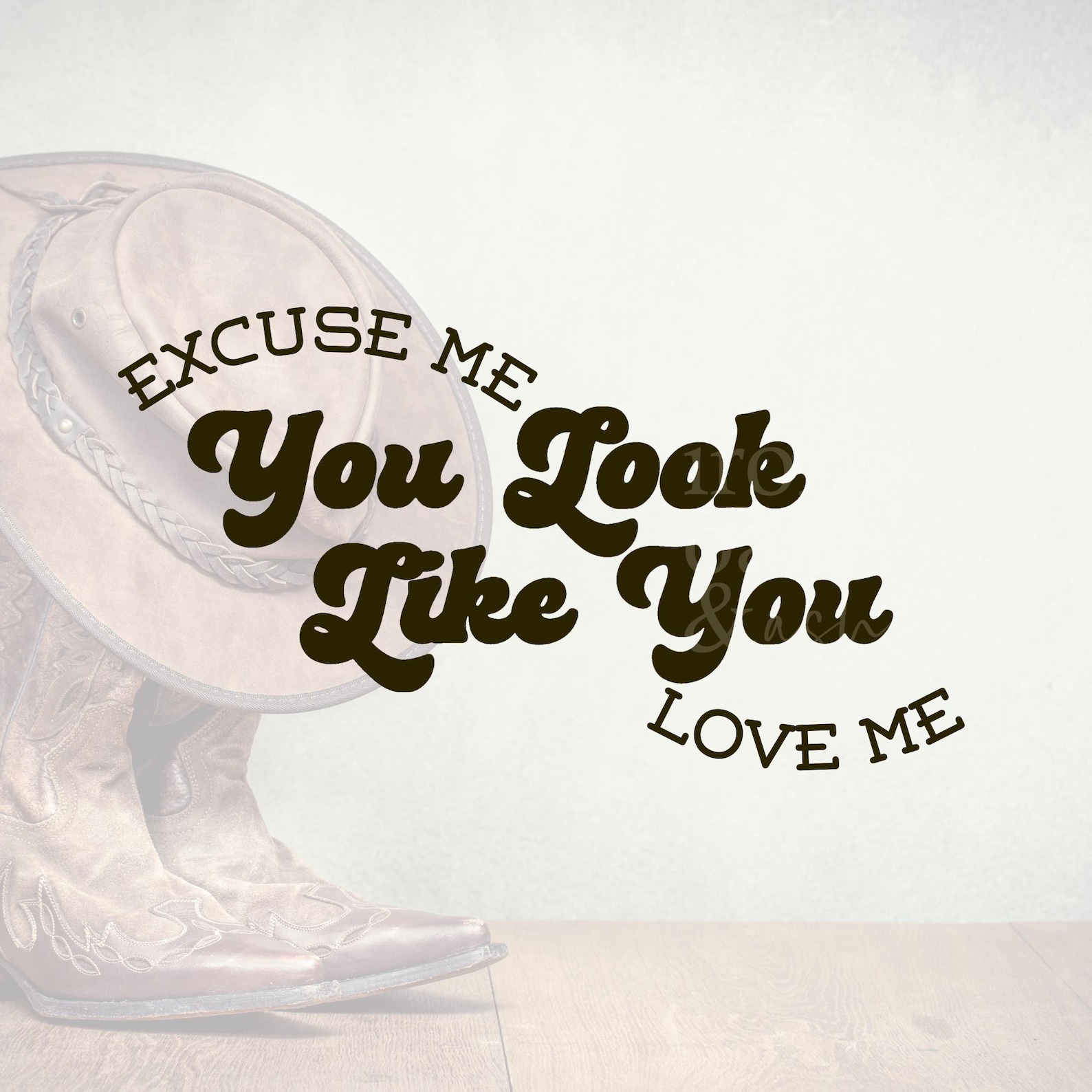 You Look Like You Love Me PNG - Western Digital Design (instant ...
