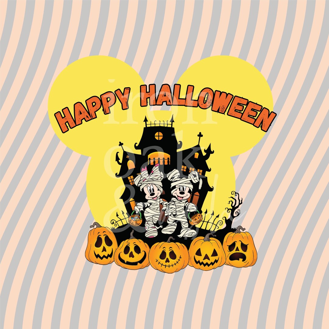 Mickey Halloween PNG, Spooky Mouse Halloween Design, Spooky Mouse ...