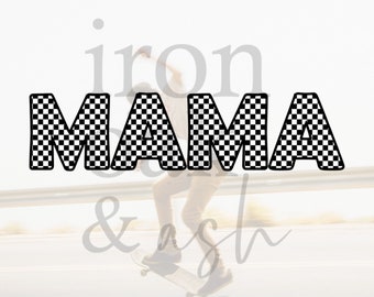 Checkered Mama Png | Etsy