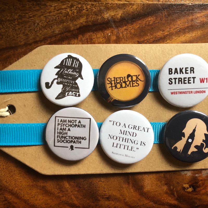 Sherlock Pin - Etsy