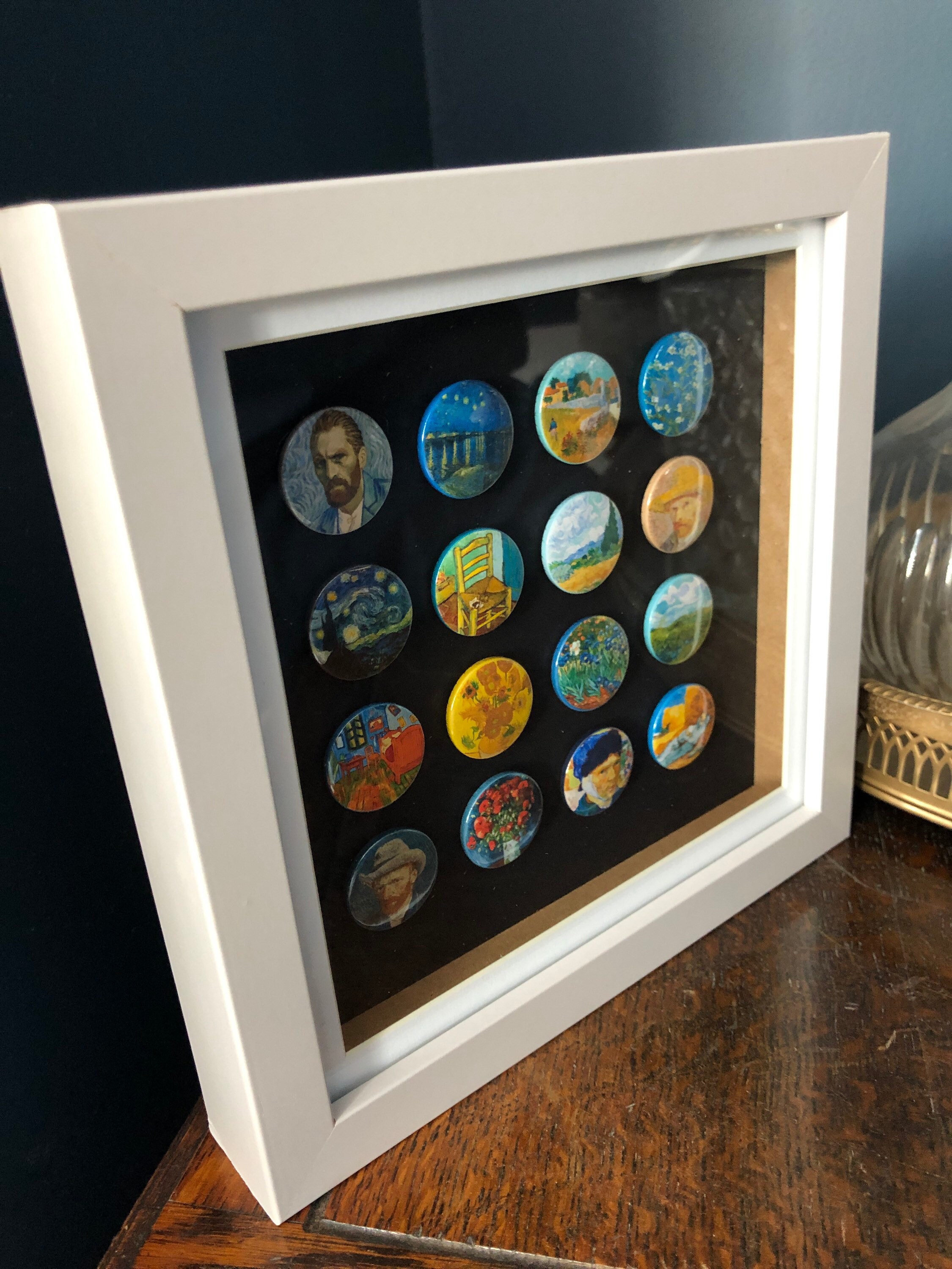 Van Gogh Art Impressionism Pin Badge Frame Gift caboodle 16 | Etsy