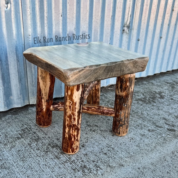 Log Stool - Etsy